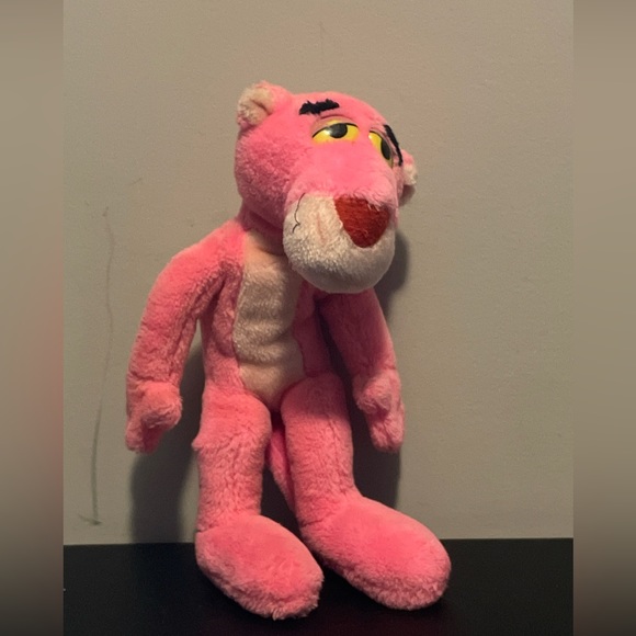 Toys | Vintage Mighty Star 198 Pink Panther 1738 Plush Stuffed Toy 10 ...